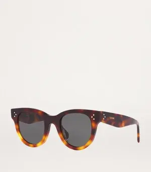 Celine Rectangular Sunglasses - Brown
