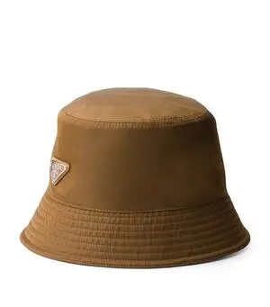 Prada Prada Re-Nylon Bucket Hat Brown