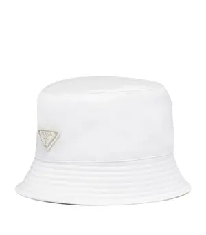 Prada Prada Re-Nylon Bucket Hat White