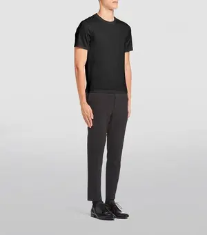 Prada Logo Plaque T-shirt