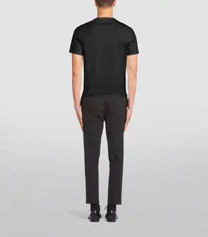 Prada Logo Plaque T-shirt