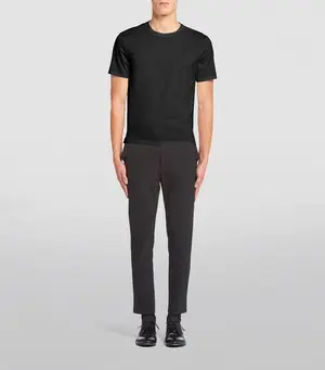Prada Logo Plaque T-shirt