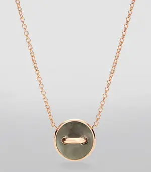 Pomellato Rose Gold, Diamond And Mixed Stone Pom Pom Dot Necklace