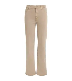 MOTHER The Kick It Straight Jeans - Beige