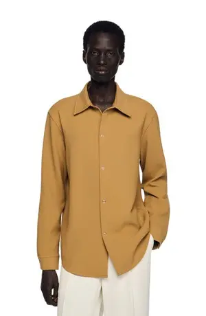 Sandro Single Breasted Outerwear For Men