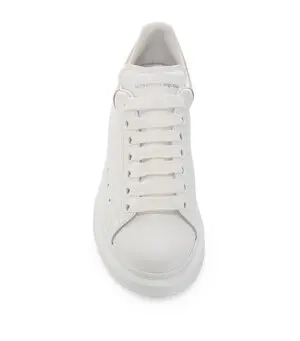 Alexander McQueen Leather Oversized Sneakers - White