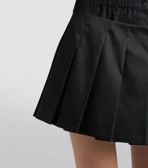 Prada Re-nylon Pleated Mini Skirt
