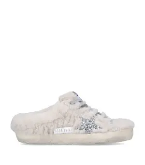 GOLDEN GOOSE Shearling Super-star Slip-on Sneakers