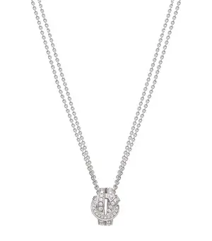 BOODLES The Knot Diamond Pendant Necklace - Gold