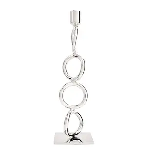 Christofle Plated Vertigo Candlestick - Silver