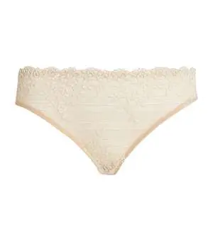 Wacoal Embrace Lace Bikini Briefs - Nude
