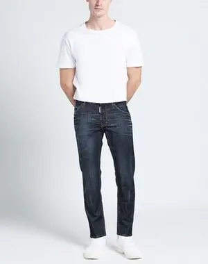 Dsquared2 Jeans In Cotton, Elastane, And Leather