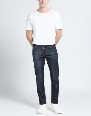 Dsquared2 Jeans In Cotton, Elastane, And Leather