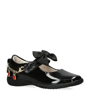LELLI KELLY Patent Leather Dolly School Shoes With Apple Charms