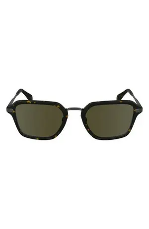 Paul Smith Kramer Rectangular Sunglasses - Dark Havana