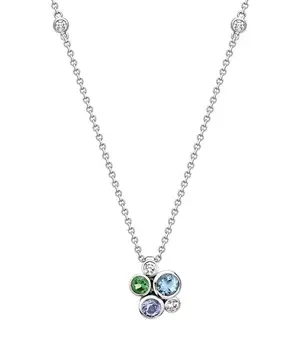 BOODLES White And Diamond Raindance Watercolour Cluster Pendant - Gold