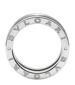 BVLGARI B.zero1 Three-Band Ring White