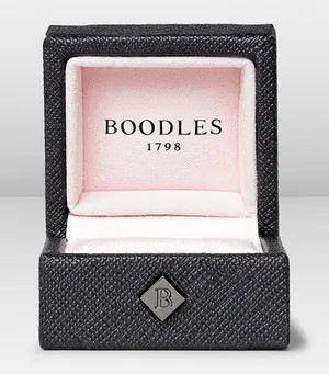 BOODLES Platinum And Diamond Raindance Stud Earrings - Silver