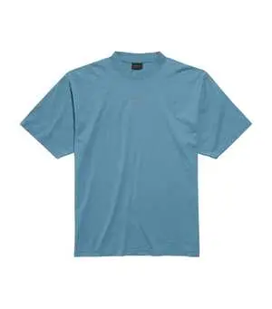 Balenciaga Balenciaga Cotton Distressed Logo T-Shirt Grey