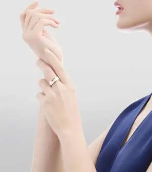 BVLGARI B.zero1 Two-band Ring - Rose Gold