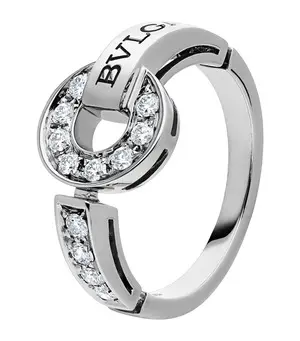 BVLGARI Diamond And Gold Ring - White