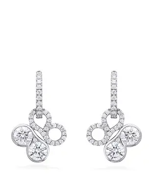 BOODLES White And Diamond Be Earrings - Gold