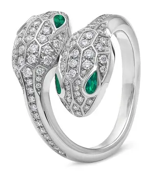 BVLGARI Serpenti Seduttori Ring - White