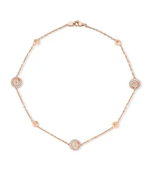 DAVID MORRIS Rose Cut Forever Chain Necklace - Clear