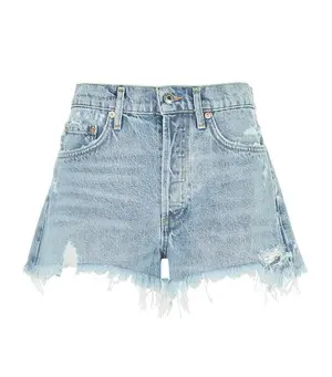 AGOLDE Parker Distressed Denim Shorts