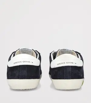 GOLDEN GOOSE Leather Old School Sneakers - Navy