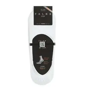Falke Step Medium-cut Invisible Socks - White