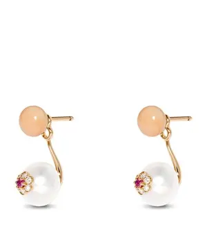 DAVID MORRIS Berry Ear Jacket