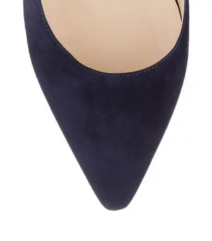 JIMMY CHOO Romy 85 Suede Pumps - Navy
