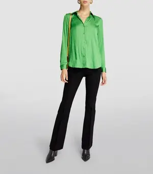 Veronica Beard Hibiscus Tailored Trousers