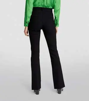 Veronica Beard Hibiscus Tailored Trousers