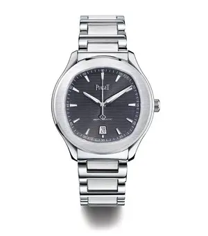 PIAGET Stainless Steel Polo Date Watch - Silver
