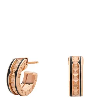 BVLGARI B.zero1 Rock Hoop Earrings - Rose Gold