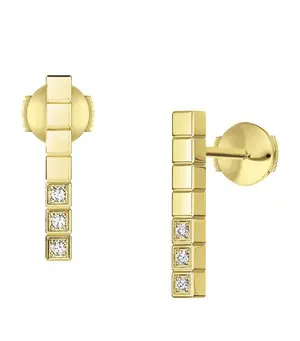 Chopard Ice Cube Earrings - Gold
