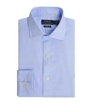 Polo Ralph Lauren Poplin Custom Fit Shirt Blue