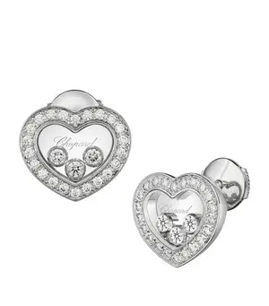 Chopard Happy Diamonds Stud Earrings