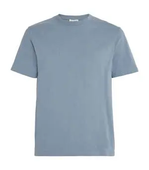 FRAME Cotton T-shirt Blue
