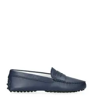 TOD'S Leather Mocassino Gommini Driving Shoes