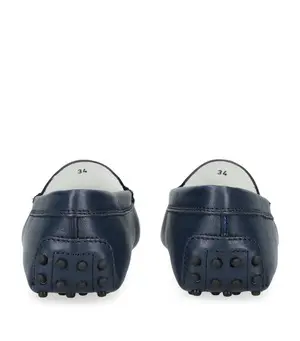 TOD'S Leather Mocassino Gommini Driving Shoes