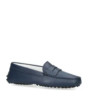 TOD'S Leather Mocassino Gommini Driving Shoes
