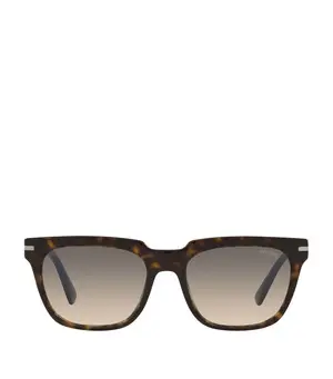 Prada Tortoiseshell Square Frame Sunglasses
