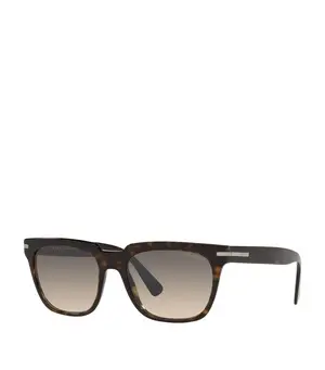 Prada Tortoiseshell Square Frame Sunglasses
