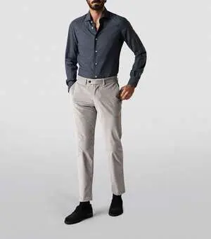 Isaia Mix Dress Shirt - Navy