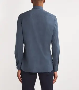 Isaia Mix Dress Shirt - Navy