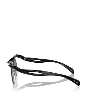 Prada Runway Round Frame Sunglasses