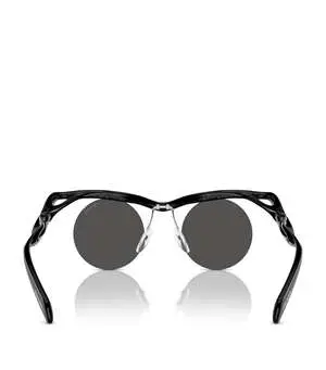 Prada Runway Round Frame Sunglasses